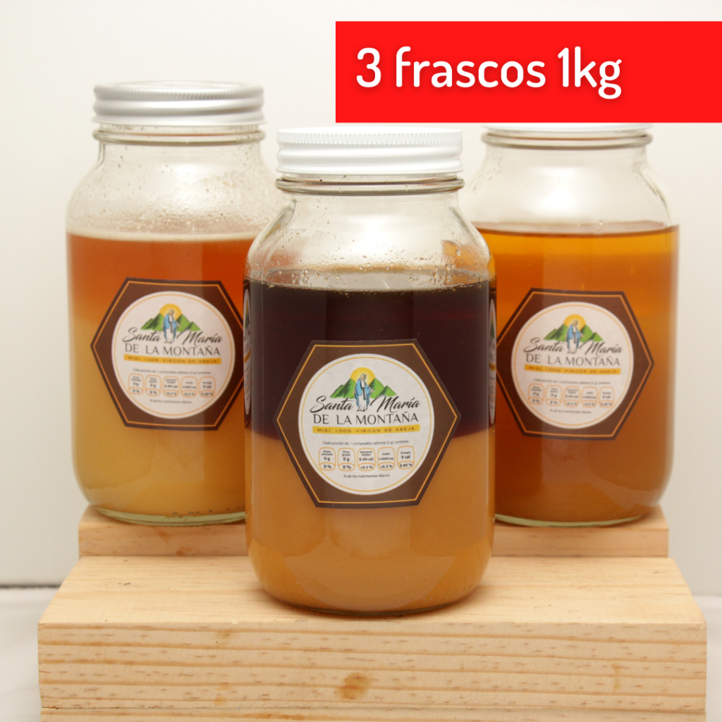 Miel Santa María de la Montaña | Vinagre de manzana y miel de abeja 1lt